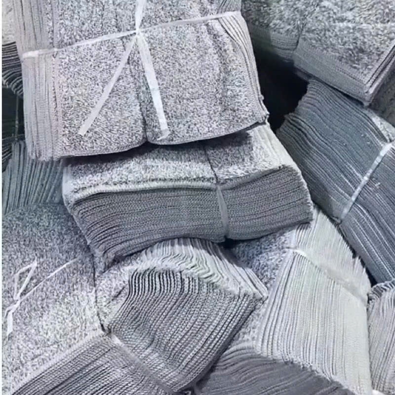 Set 50 khăn lau bếp To 25x25cm xám than sợi tre 2 mặt siêu thấm hút ...
