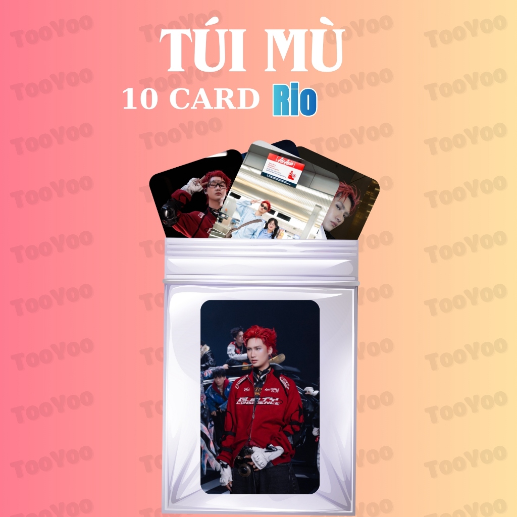 Túi mù gồm 10 card Rio bo góc không trùng TooYo CARD0299 | Shopee Việt Nam