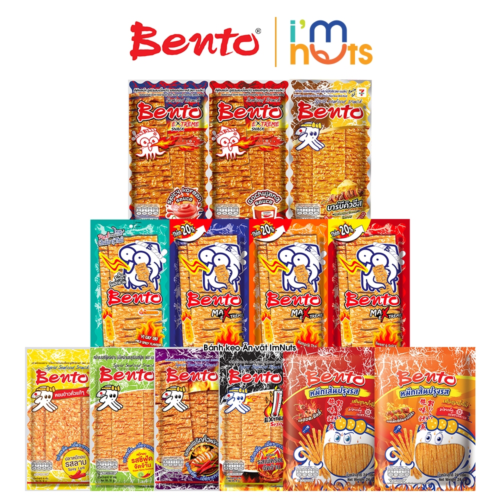 Snack Mực Bento Thái Lan Đủ Vị Gói Lớn | Shopee Việt Nam
