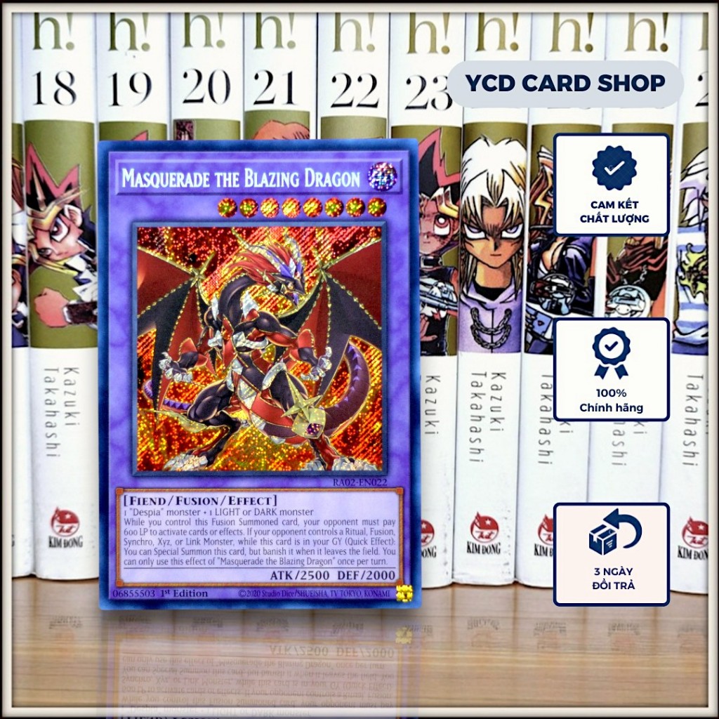 [YCDcardgame] Thẻ Bài Yugioh Chính Hãng Masquerade the Blazing Dragon ...