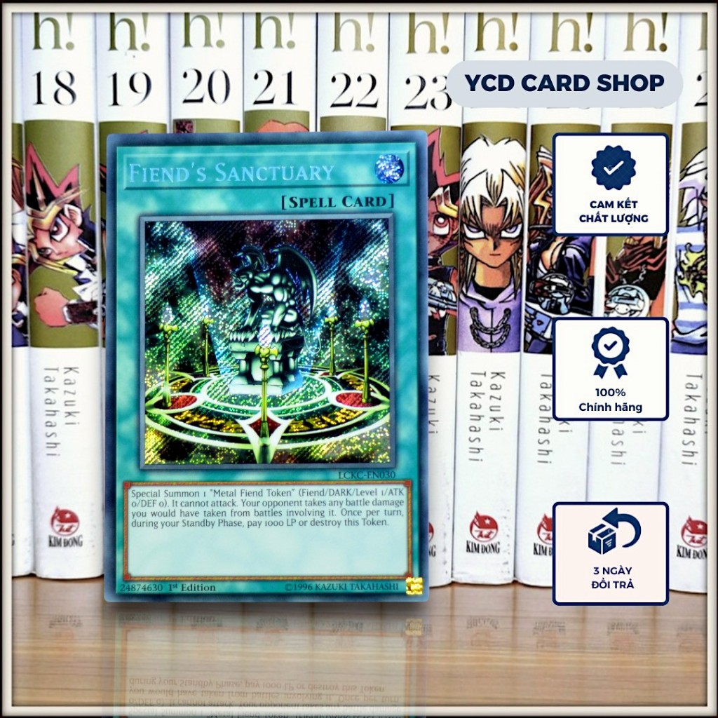 [YCDcardgame] Thẻ bài yugioh chính hãng Fiend’s Sanctuary – Secret Rare ...