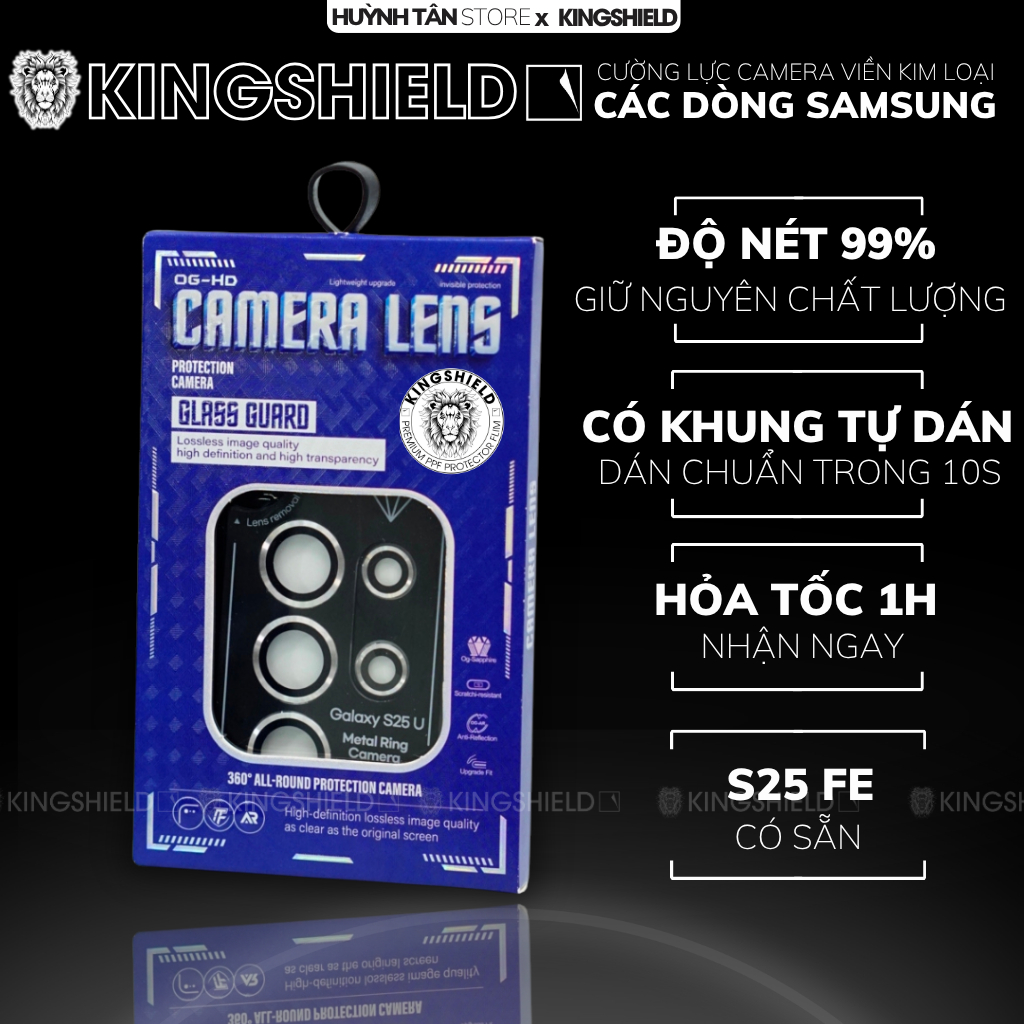 Kính cường lực camera samsung s25 ultra s24 plus s23 fe z fold 7 flip 6 ...