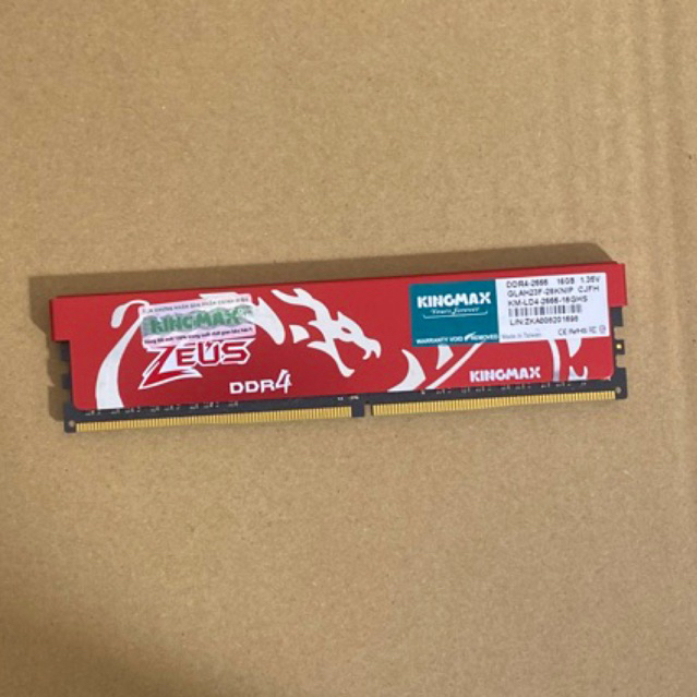 ram 16gb kingmax zeus buss 2666 tản nhiệt thép | Shopee Việt Nam