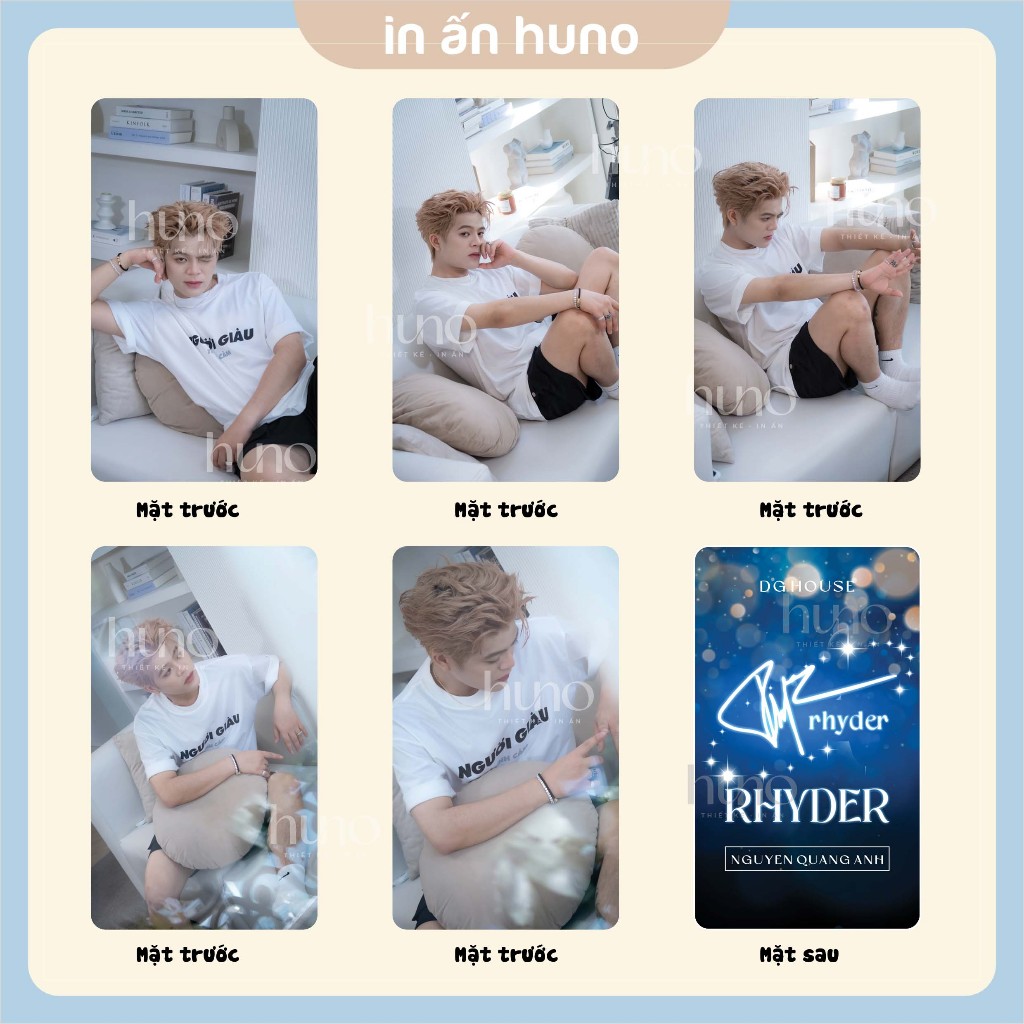 Sét 5 card BO GÓC RHYDER - Size 54x90mm | Shopee Việt Nam