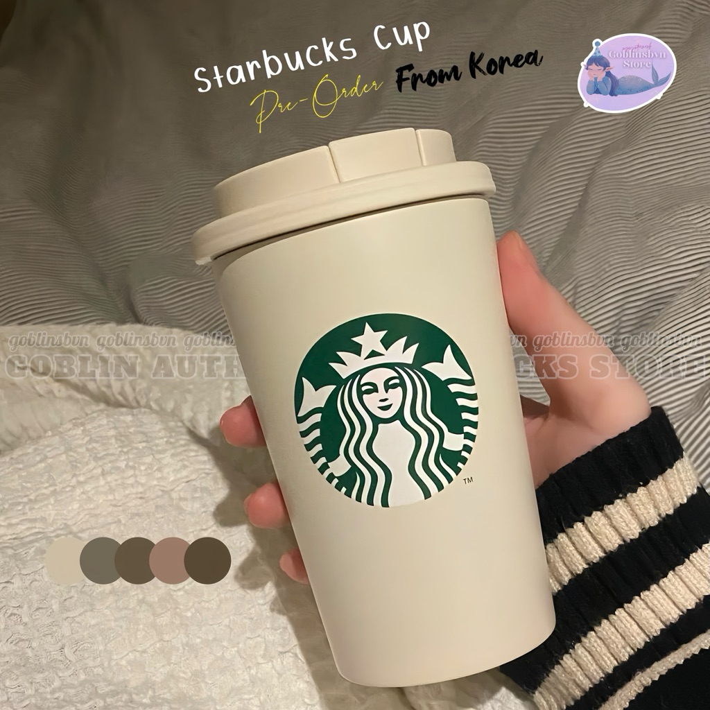 [Authentic] STARBUCKS KOREA LY GIỮ NHIỆT CREAM JDN TUMBLER 355ML (MÀU ...