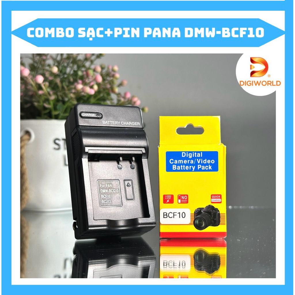 Bộ Sạc Pin Pana DMW-BCF10 ( Bộ Sạc Pin thay thế )dùng cho DMC-FS4, DMC ...