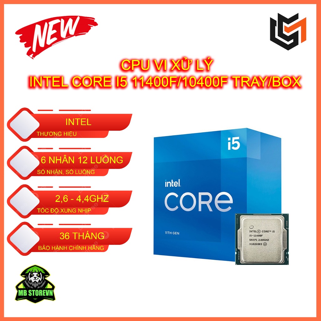 CPU Intel Core I5 10400 non F/10400F Tray 6C12T xung 4.2 GHz Cũ - BH 3 ...