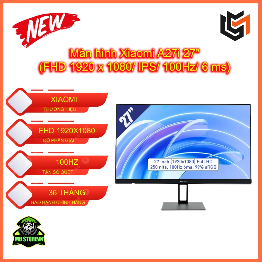 Màn Hình Máy Tính - Monitor Xiaomi 27 inch A27i ELA5345EU - Chính hãng ...