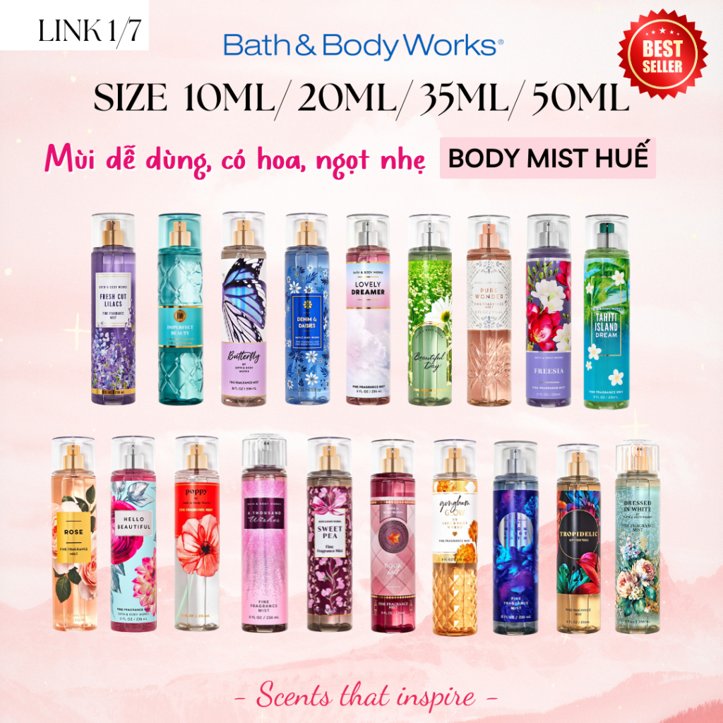 [LINK 1/7] Body mist chiết 𝐌𝐮̀𝐢 𝐡𝐨𝐚, 𝐝𝐞̂̃ 𝐝𝐮̀𝐧𝐠, 𝐧𝐠𝐨̣𝐭 𝐧𝐡𝐞̣ - body mist ...