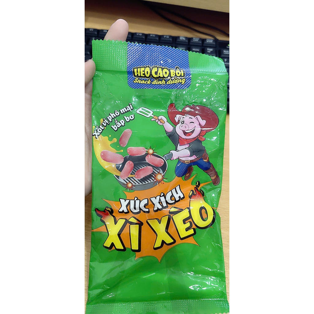 Combo 5 Gói Xúc Xích Xì Xèo Heo Cao Bồi (note ghi chú chọn vị) | Shopee ...