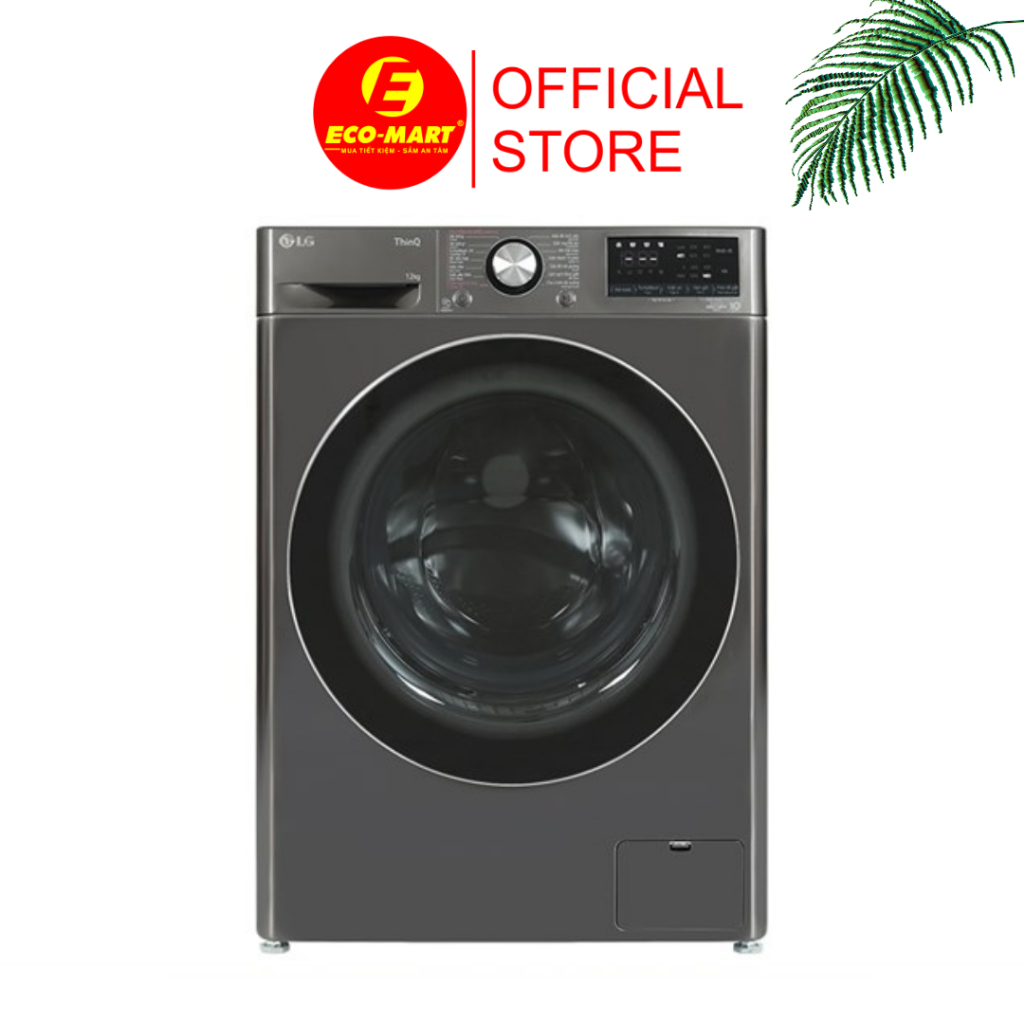 Máy giặt LG AI DD Inverter 12 kg FV1412S3BA | Shopee Việt Nam