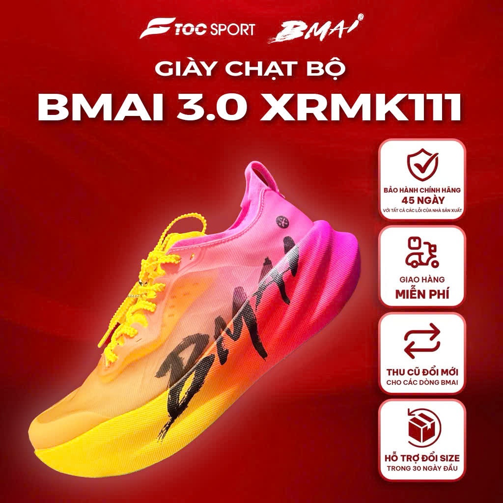 Giày Bmai | Giày Chạy Bộ Bmai 3.0 XRMK111 | Full Carbon | Hàng Chính ...