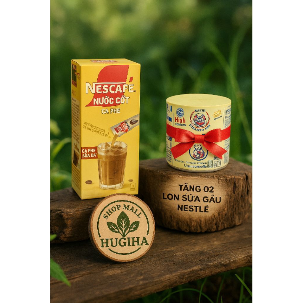 NƯỚC CỐT CÀ PHÊ SỮA NESCAFE TẶNG 01 LON SỮA GẤU NESTLE | Shopee Việt Nam