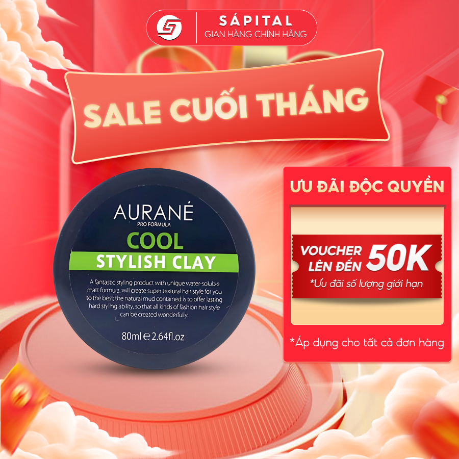 [AURANE CHÍNH HÃNG] Sáp vuốt tóc Aurane Cool Stylish Clay|Sáp cho chất ...