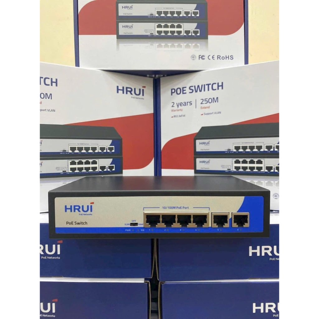 Switch POE Chính Hãng/ 4 +2 / 8+2.Cổng Hàng Chính hãng | Shopee Việt Nam