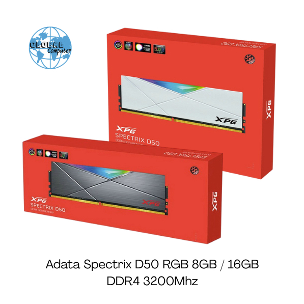 Ram Adata Spectrix D50 RGB 8GB | 16GB DDR4 3200Mhz | Shopee Việt Nam