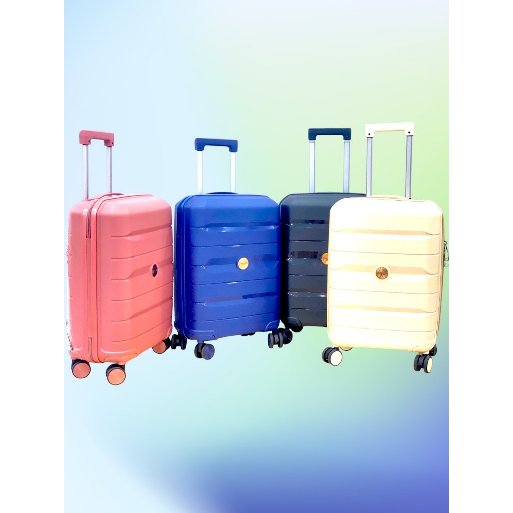 Vali Nhựa PP Polo World Creation kích thước (20,24,28 inch) màu (kem ...