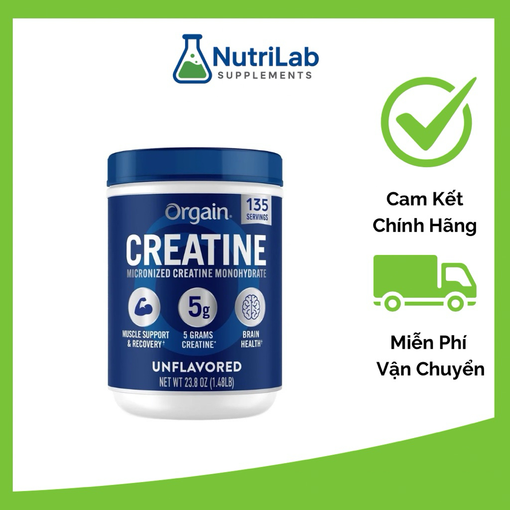 Orgain Creatine Micronized Creatine Monohydrate 135 Servings – | Tăng ...