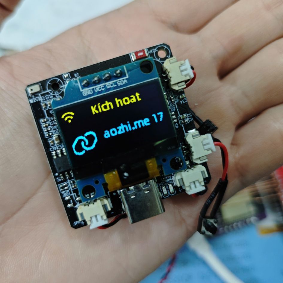 Kit Ai Bot Xiaozhi đầy đủ mạch loa màn pin kèm nạp sẵn firmware tiếng ...