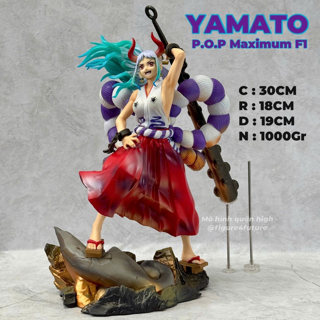 Mô hình YAMATO P.O.P Maximum F1 cao 30CM - figure One Piece - Yamato P ...