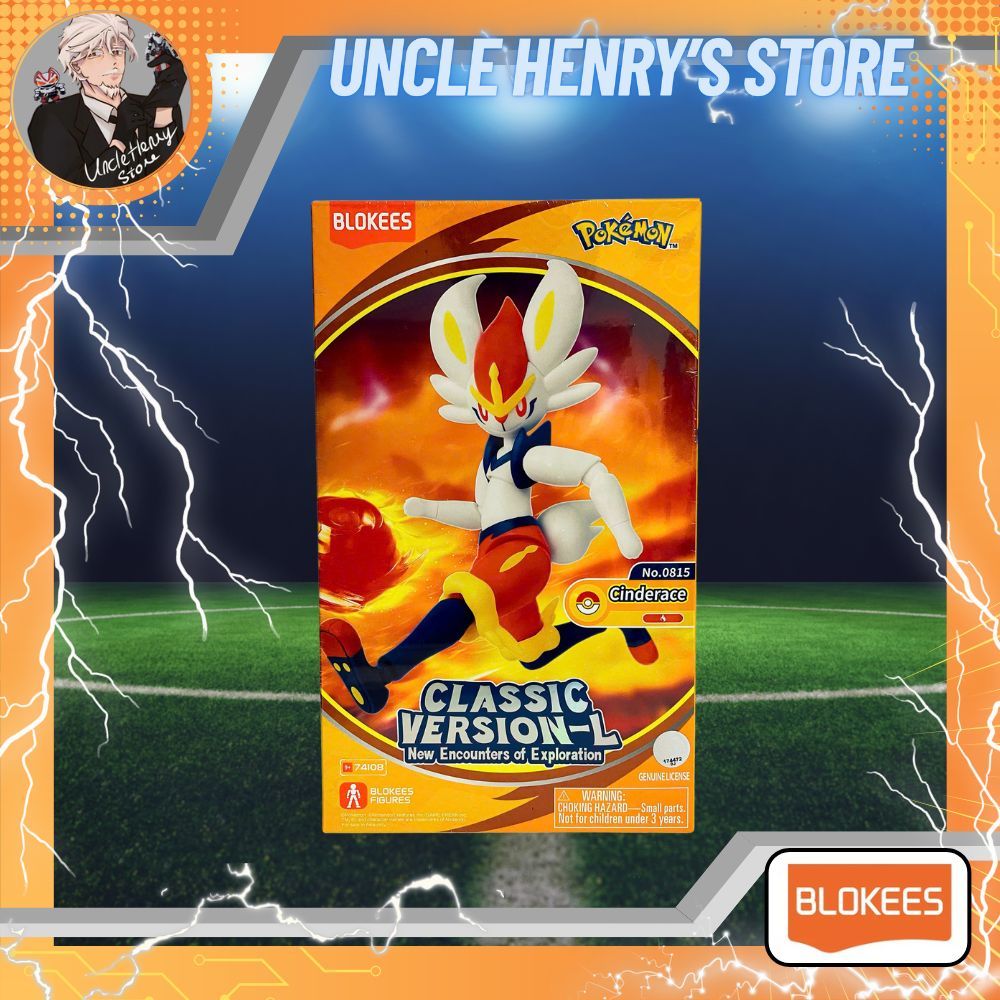 [NEW CÓ SẴN] Blokees Figures - Pokémon Classic Edition CV-L -Cinderace ...
