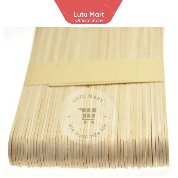 Set 50 Que Gỗ Làm Kem - Lutu Mart | Shopee Việt Nam