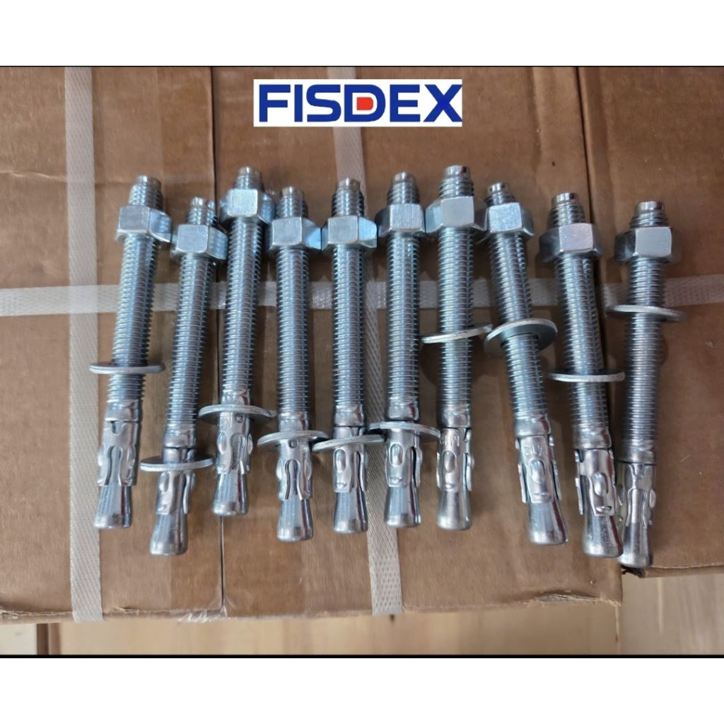 Bulong nở 3 cánh mạ kẽm M14×100-M14×200 cấp bền 5.6(10 bộ tep) | Shopee ...