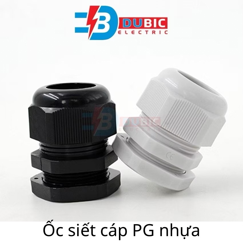 Ốc siết cáp PG nhựa PG7 PG9 PG11 PG13.5 PG19 PG21 PG25 - DUBIC ELECTRIC ...