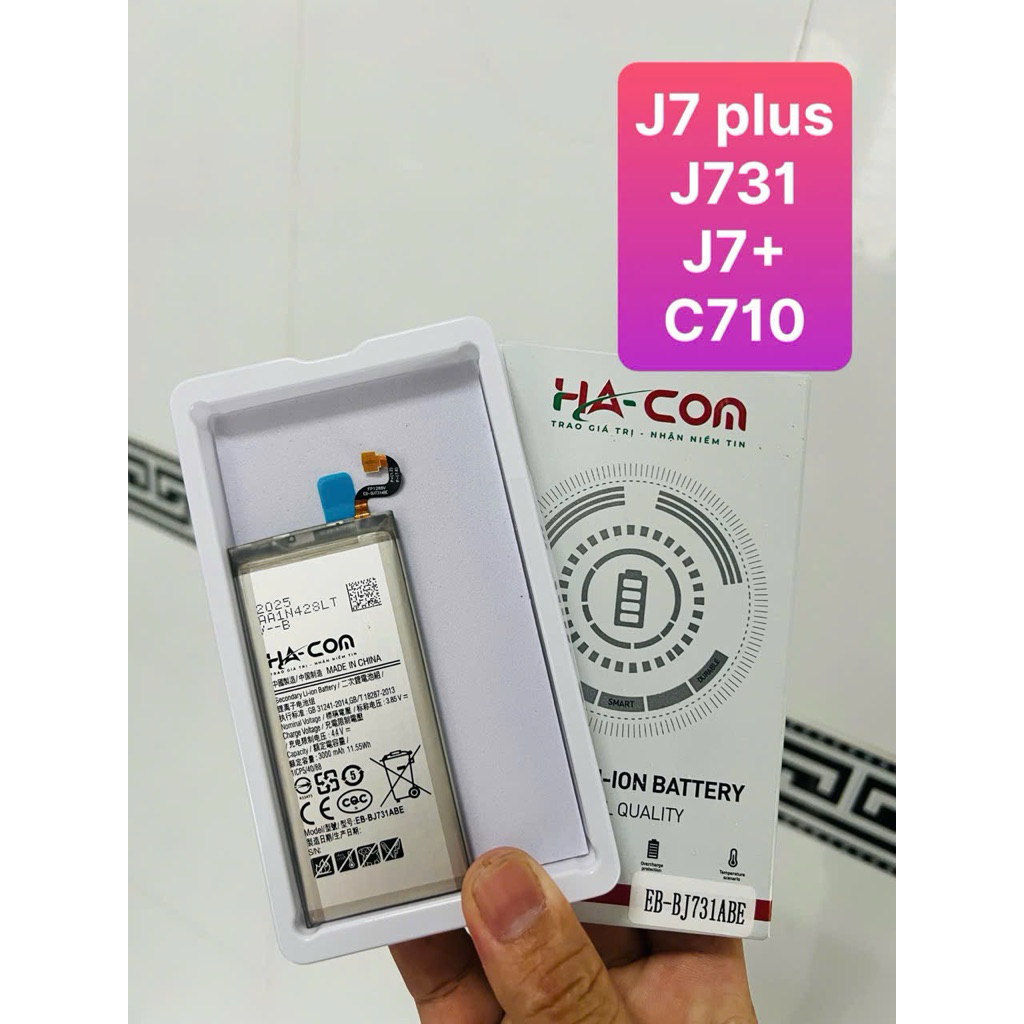 (Pin Hacom) SS EB-BJ731ABE (J7 plus/J7+/J731/C710) CHUẨN NHƯ ZIN ...