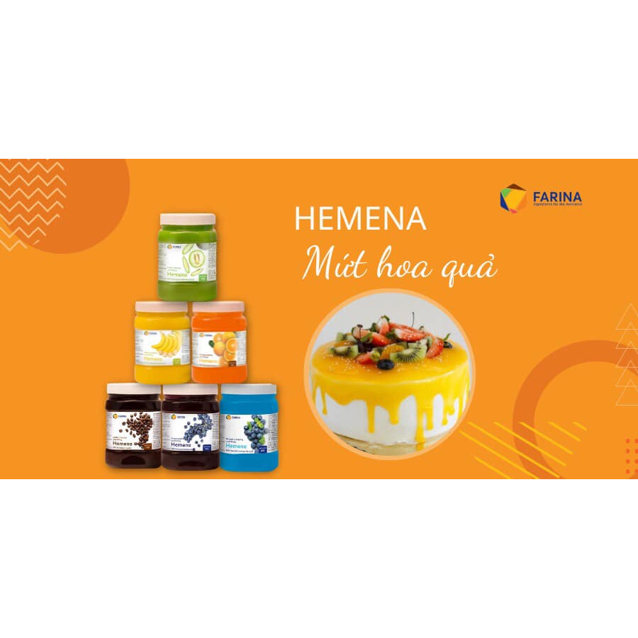 MỨT HEMENA 1KG/HỘP – NGUYÊN LIỆU TRANG TRÍ BÁNH, PHA CHẾ CAO CẤP ...