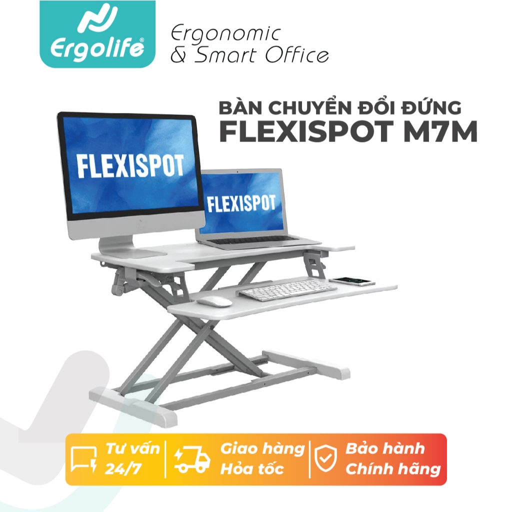 Bàn nâng hạ ERGOLIFE M7M (Flexispot M7M) - nâng hạ ben khí | Shopee ...