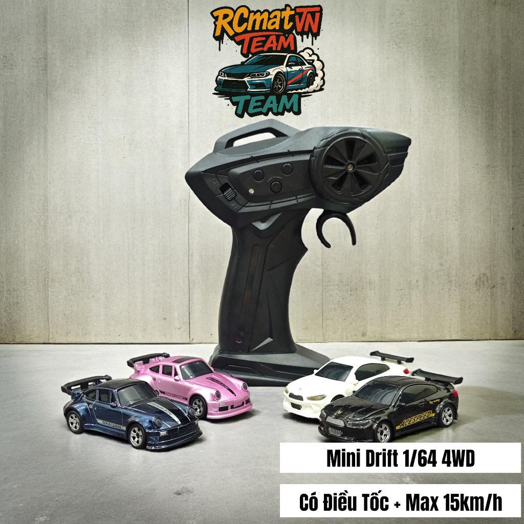 Xe Ô Tô Điều Khiển Từ Xa Mini Tỷ Lệ 1:64 – 4WD Drift Tốc Độ Cao 15Km/h ...