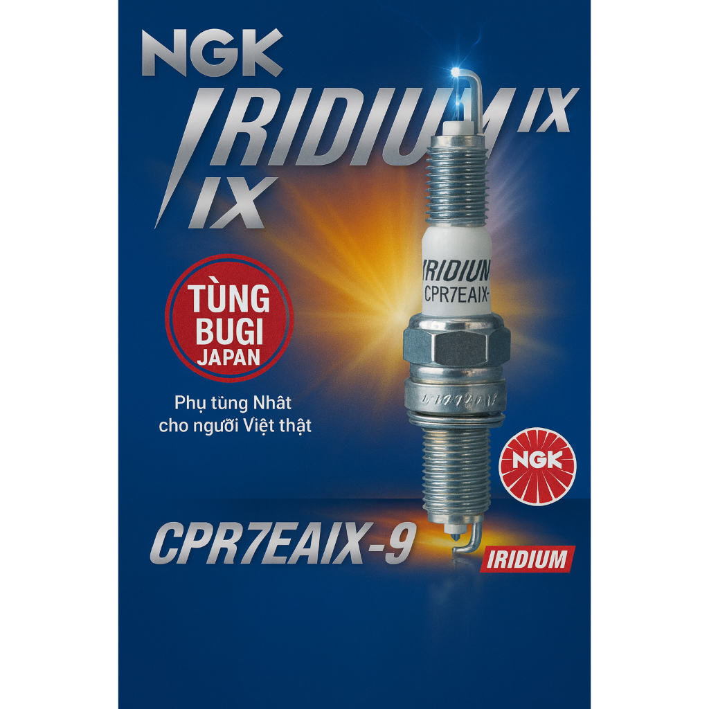 BUGI NGK CPR7EAIX- 9 9198 Iridium – Chuẩn Nhật | TÙNG BUGI JAPAN (SH125 ...