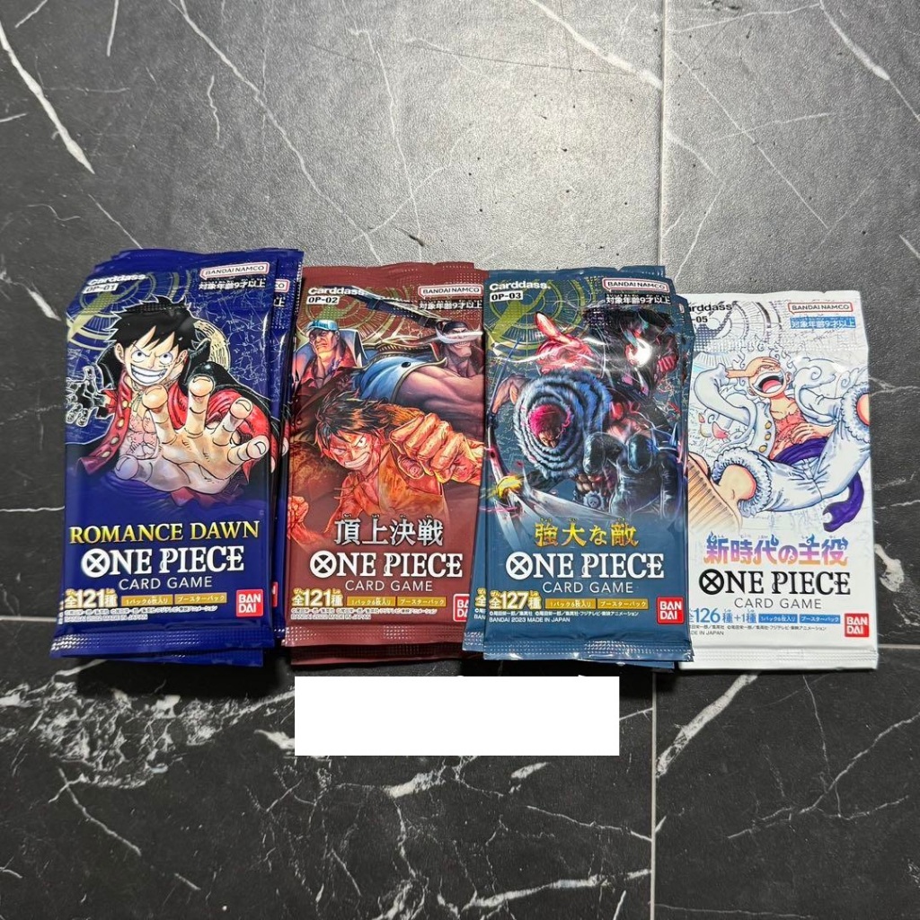 op01-op09 Chính Hãng Nhật Gói 6 thẻ one piece card game pack Awakening ...