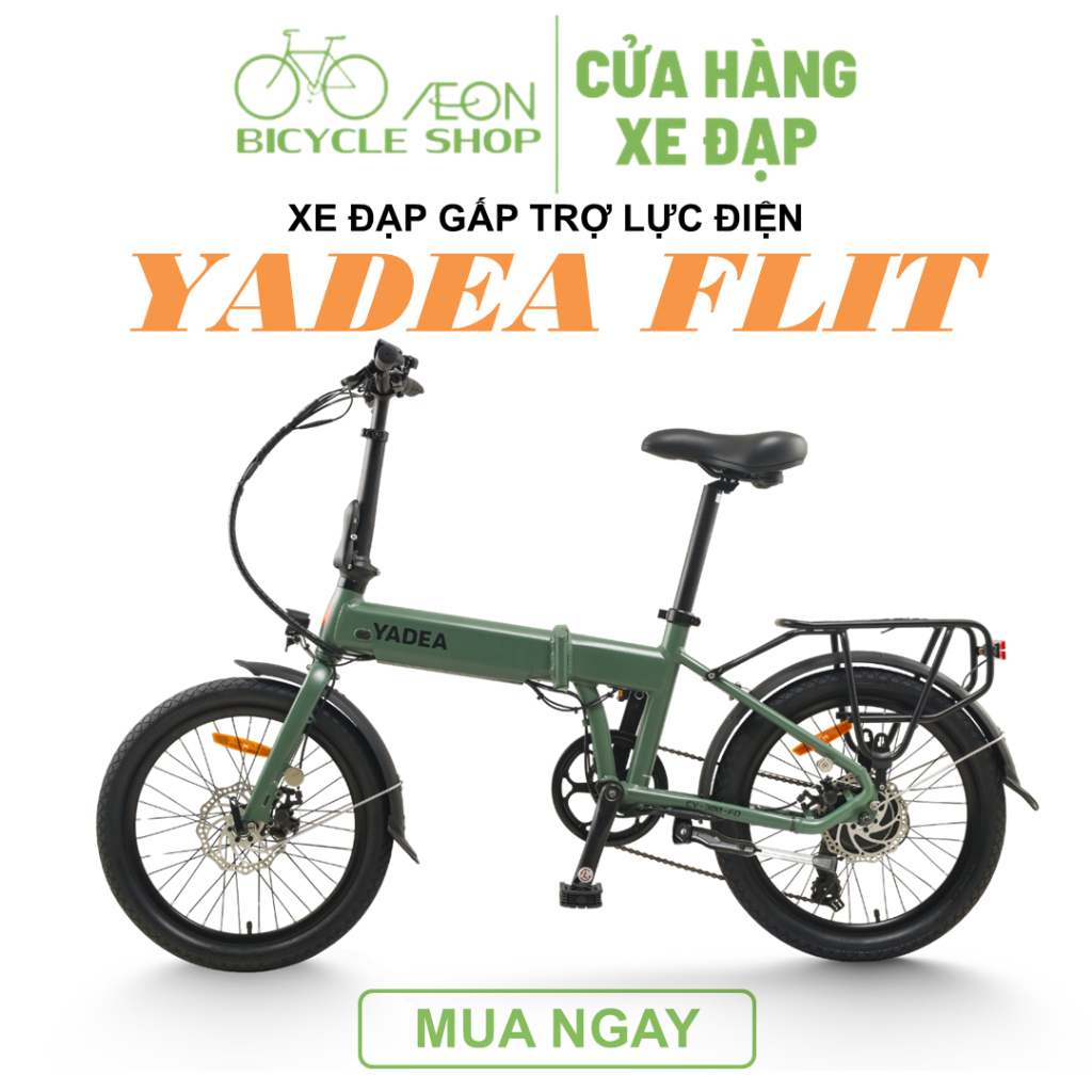 Xe Đạp Gấp Trợ Lực Điện Yadea Flit 20inch - AEON Bicycle Shop | Shopee ...