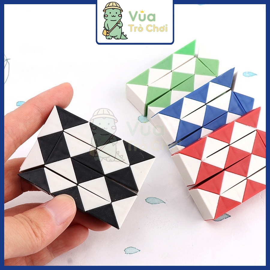 Rubik Snake 24 Đoạn Siêu Mini Twist Puzzle Cao Cấp Rubic Rắn Biến Thể ...