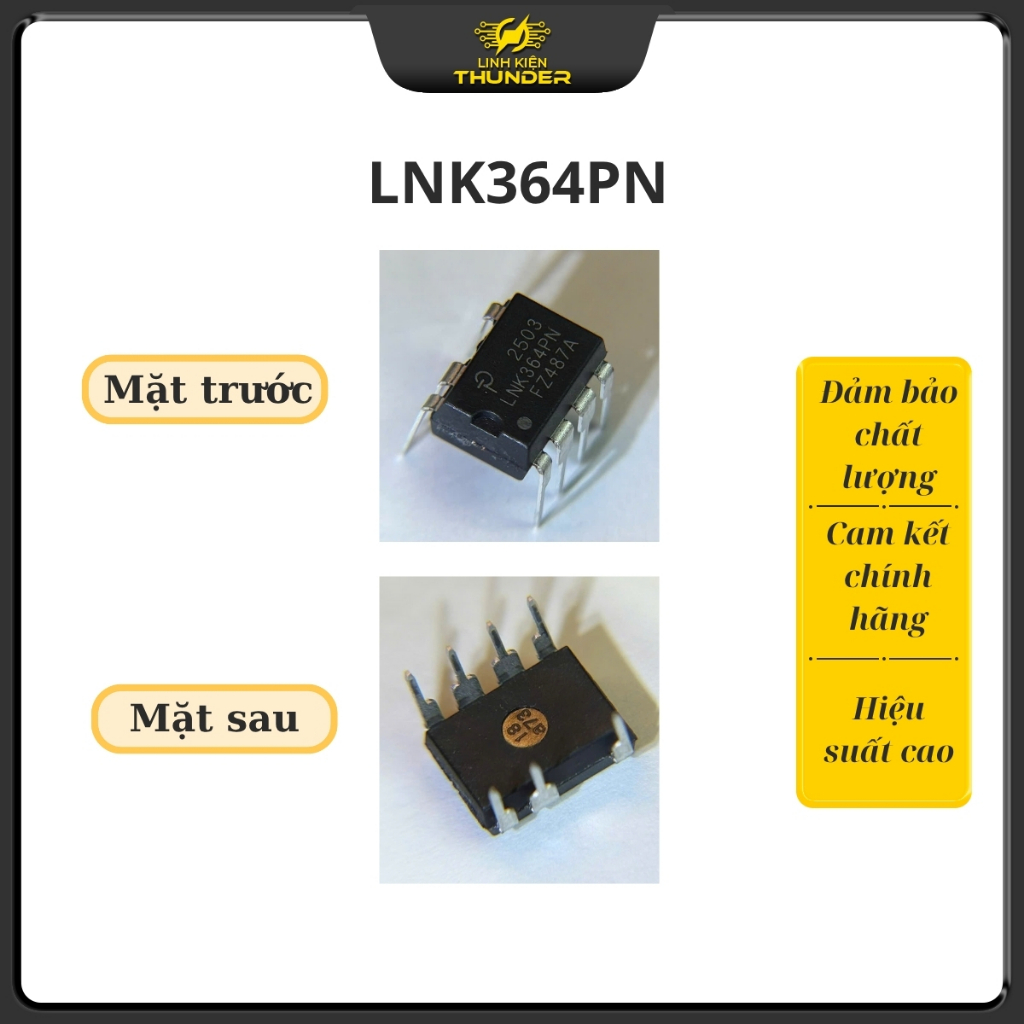 Ic nguồn LNK364PN LNK364 chính hãng chất lượng cao Linhkien Thunder ...