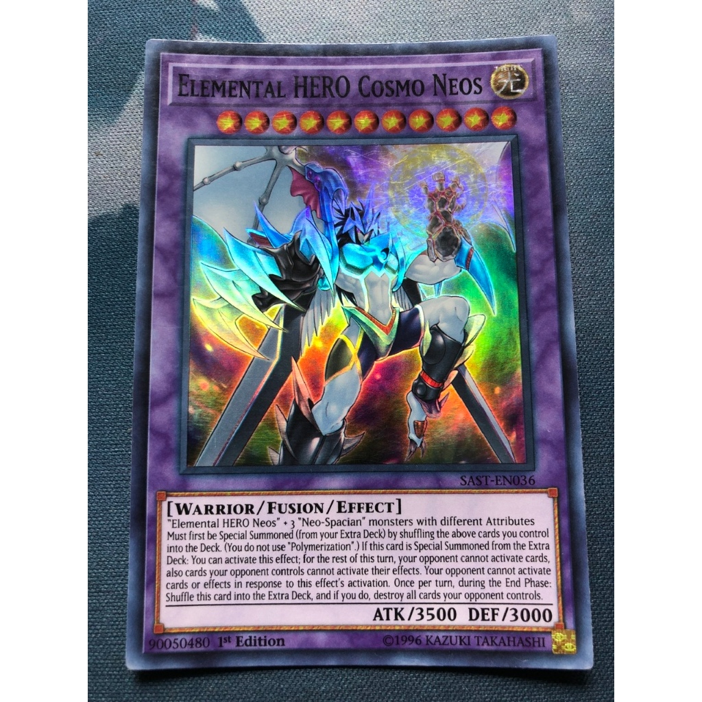 Thẻ bài Yugioh - TCG - Elemental HERO Cosmo Neos [SAST-EN036] Super ...