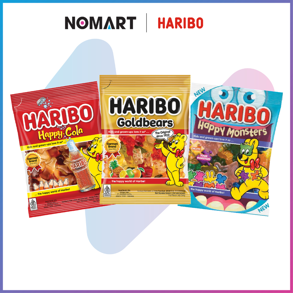 Kẹo Dẻo Haribo Goldbears Happy Cola Monster (Gói 80g - 25g) | Shopee ...