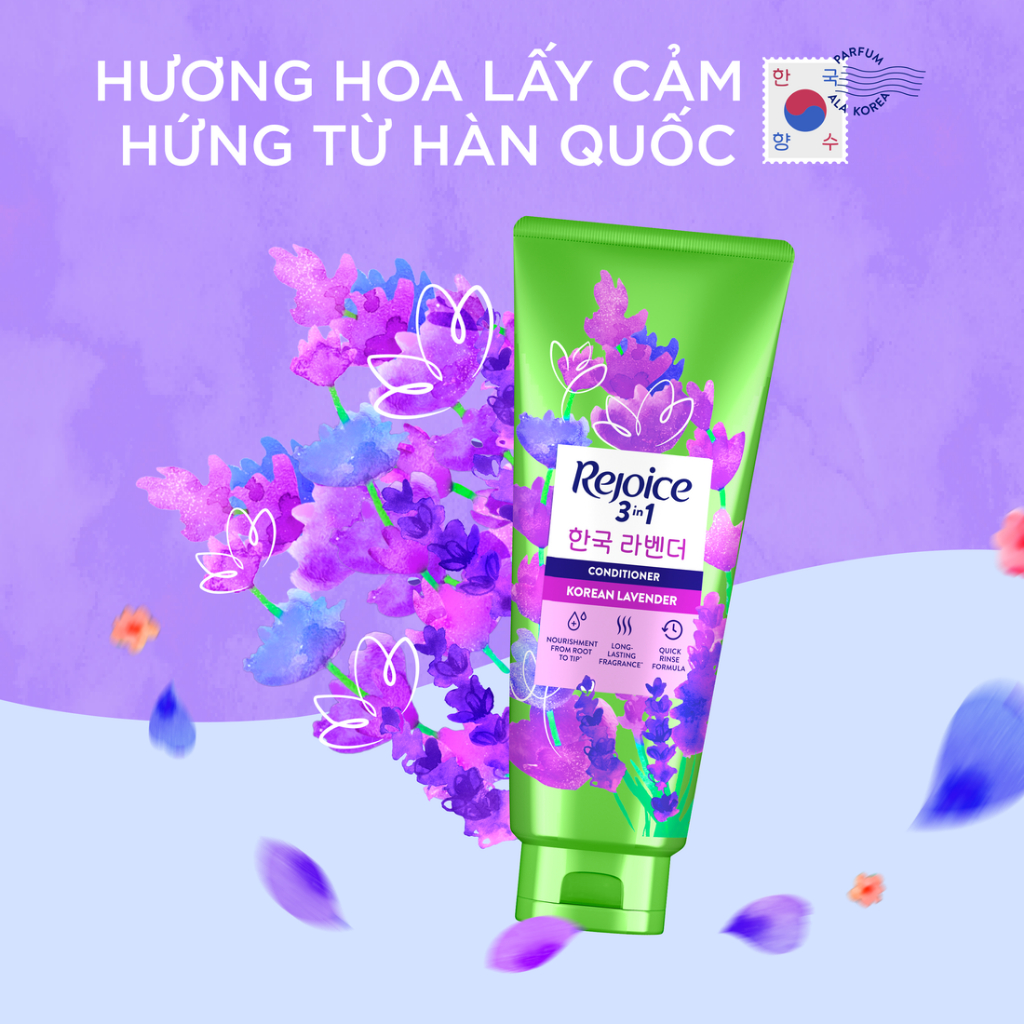 [Rejoice x Võ Hà Linh] Combo Dầu Gội & Dầu Xả Rejoice Lavender Hàn Quốc ...