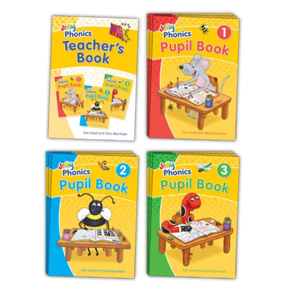 Sách Tiếng Anh Jolly Phonics Pupil Book 1–3, Sách ngoại ngữ cho trẻ 3-7 ...