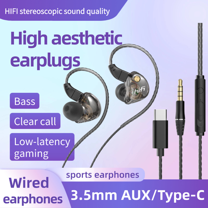 Tai nghe in-Ear Công nghệ Hybrid HiFi Tai nghe nhét tai chống ồn IEM âm ...