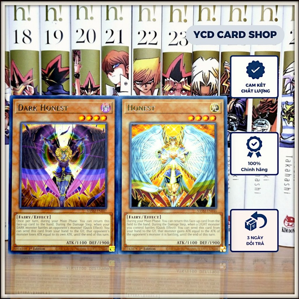 [YCDcardgame] Thẻ Bài Yugioh Chính Hãng Set Honest và Dark Honest ...