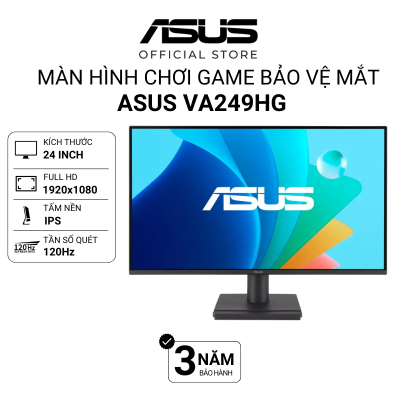 Màn Hình ASUS VA249HG 24" | IPS | FULLHD | 120Hz | 1ms [ VIỀN SIÊU MỎNG ...
