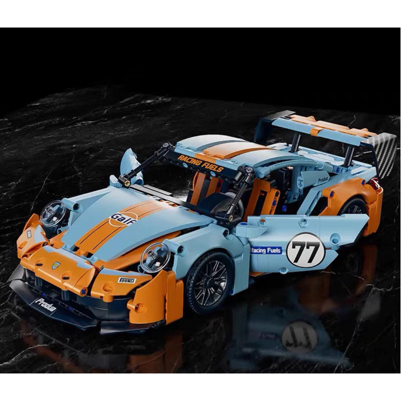 [New 2026] Mô Hình Đồ Chơi Siêu Xe Thể Thao Lắp Ráp 911 Gt3 RS Gulf ...