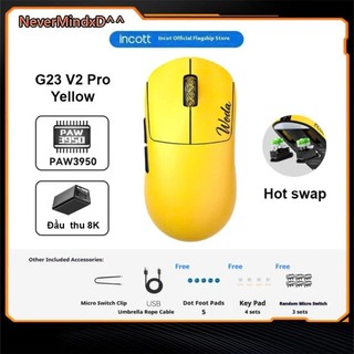 Chuột Gaming Incott G23 | G23 Pro - Hot Swap - 8K - Paw3950 Sensor ...