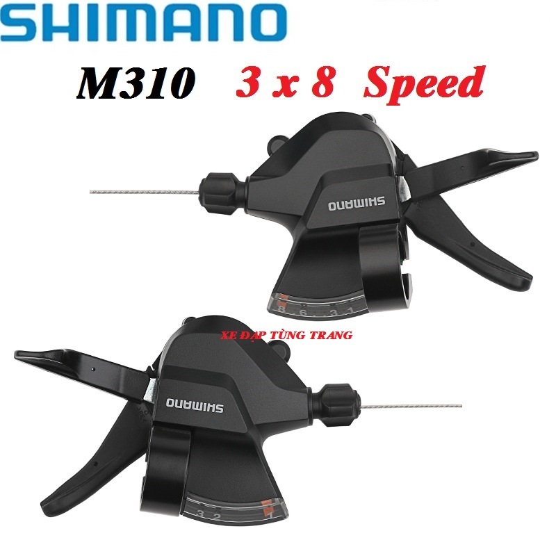 Bộ tay đề bấm xả Shimano Altus M310 3x8 speed 24 tốc độ | Shopee Việt Nam