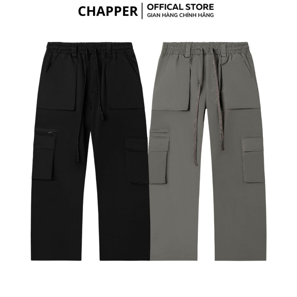 [MỞ BÁN] Quần kaki CHAPPER túi hộp ống suông, vải cao cấp co giãn thoải ...