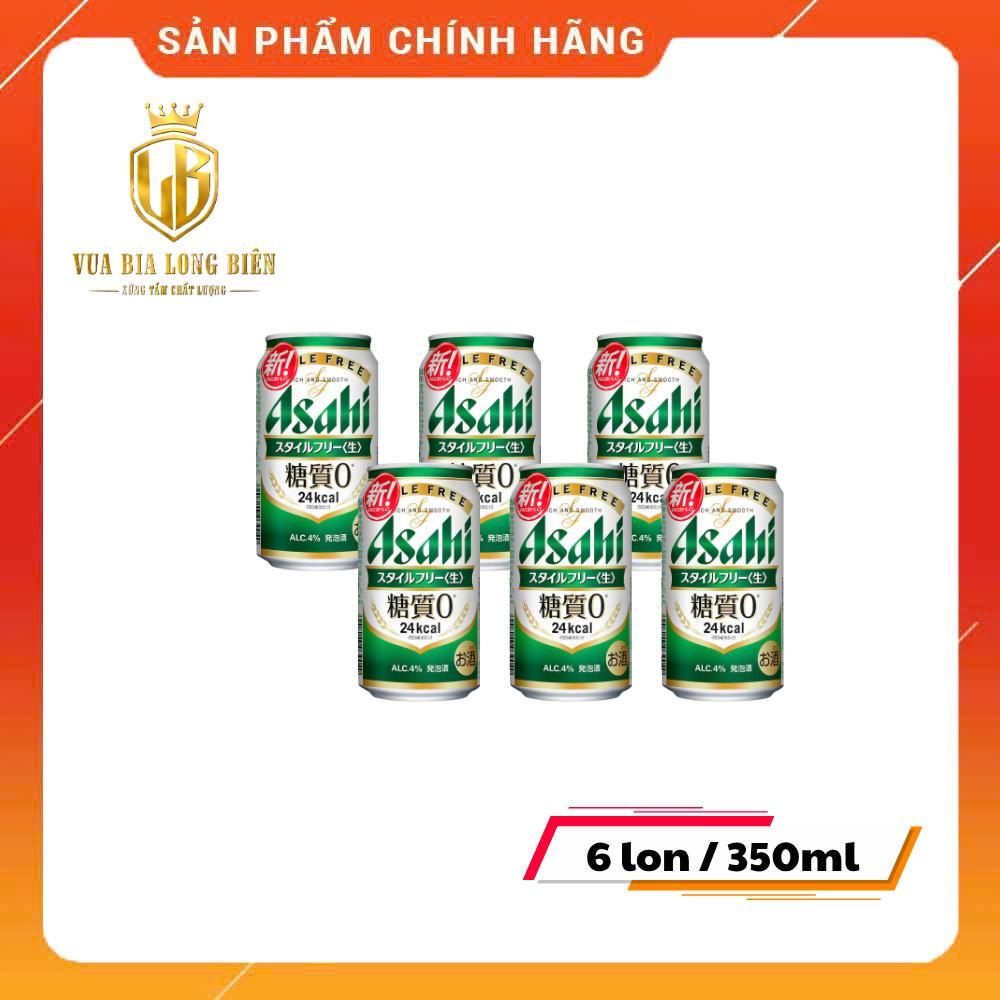 (Combo Trải Nghiệm) Combo 6 Lon Tự Chọn Bia Asahi Không Đường & Bia ...