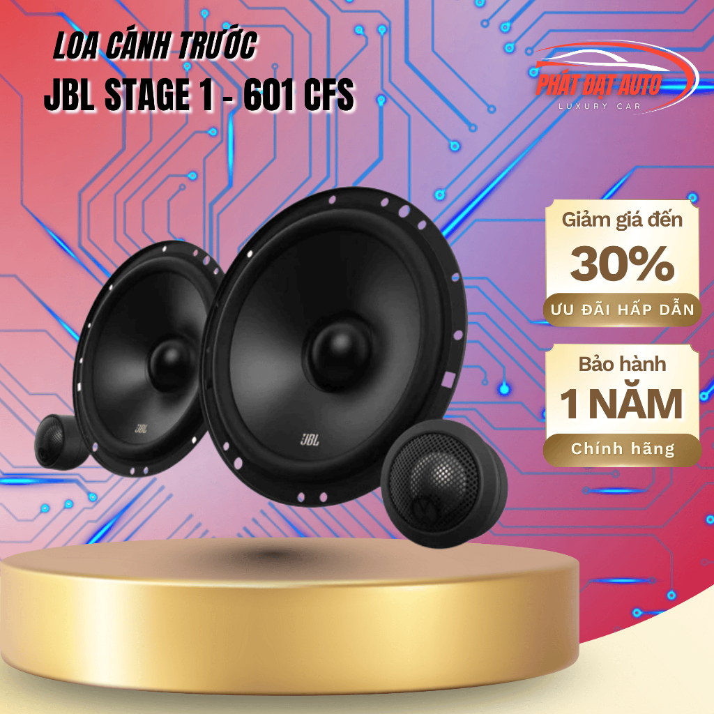 Loa ô tô JBL Stage1 601C (6.5 inch) loa phân tần cánh cửa trước chính ...